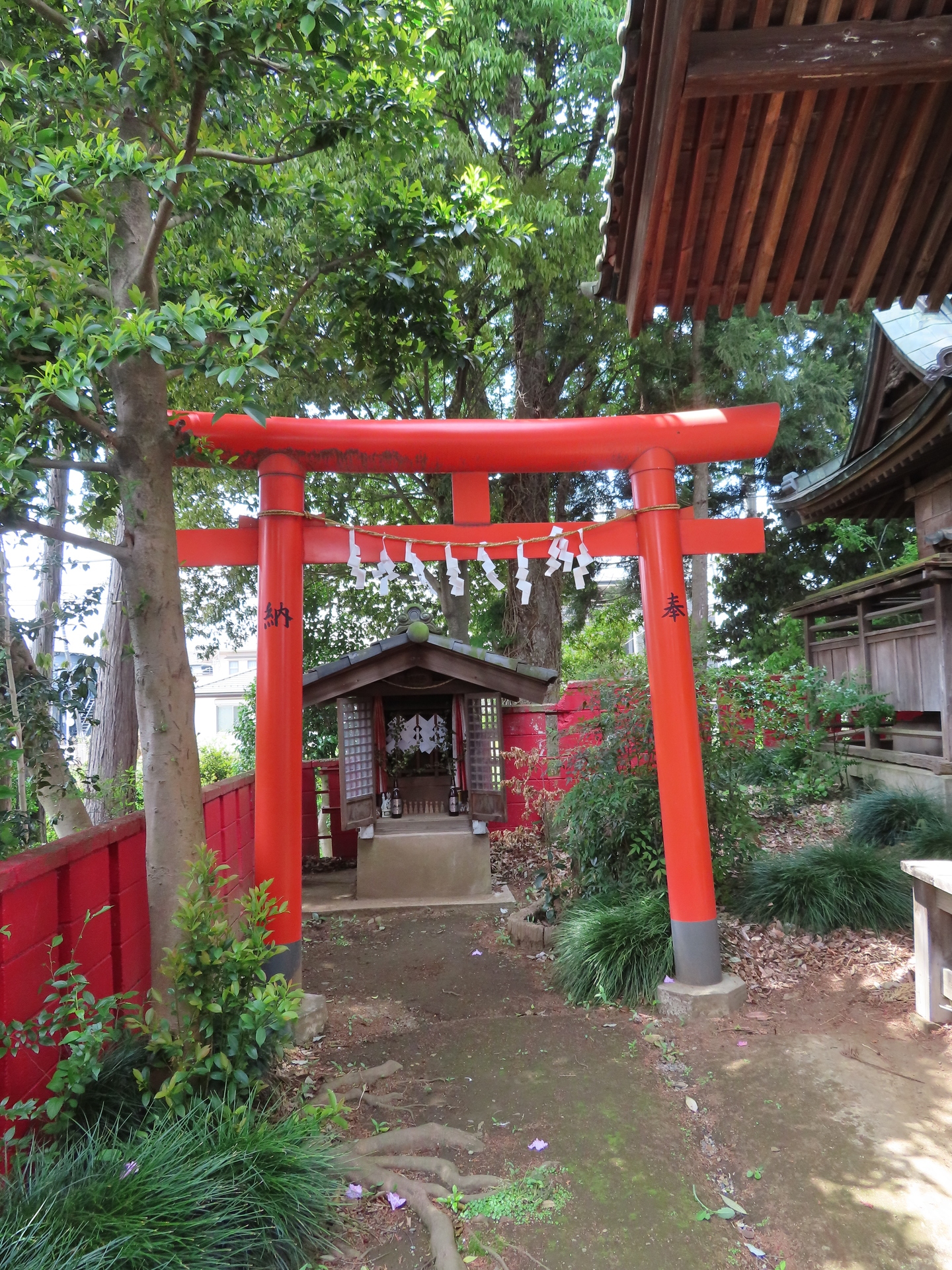 東松山市高坂：拂田稲荷神社と古墳: 怠け者の散歩道2
