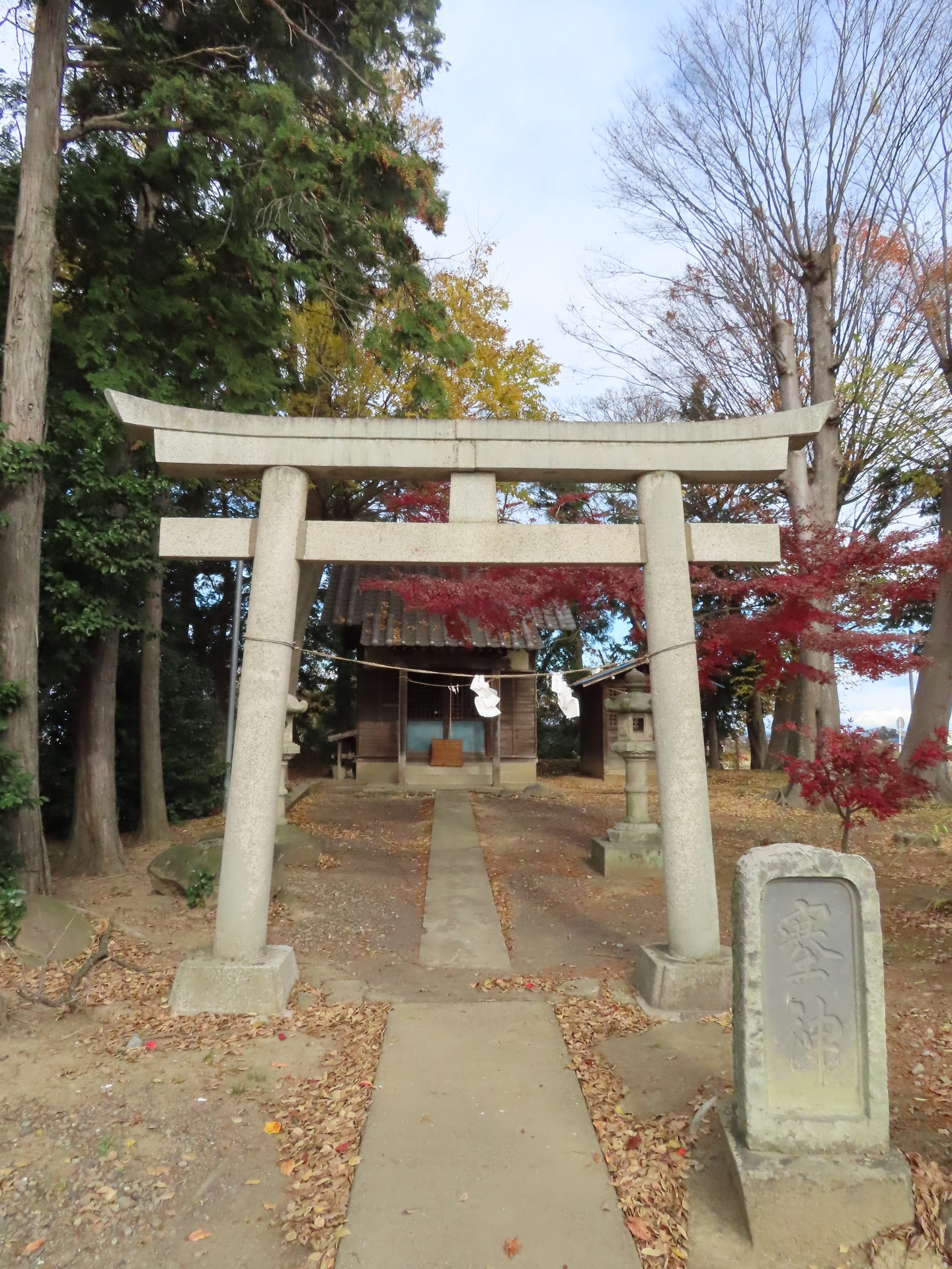 熊谷市妻沼台：白山神社: 怠け者の散歩道2